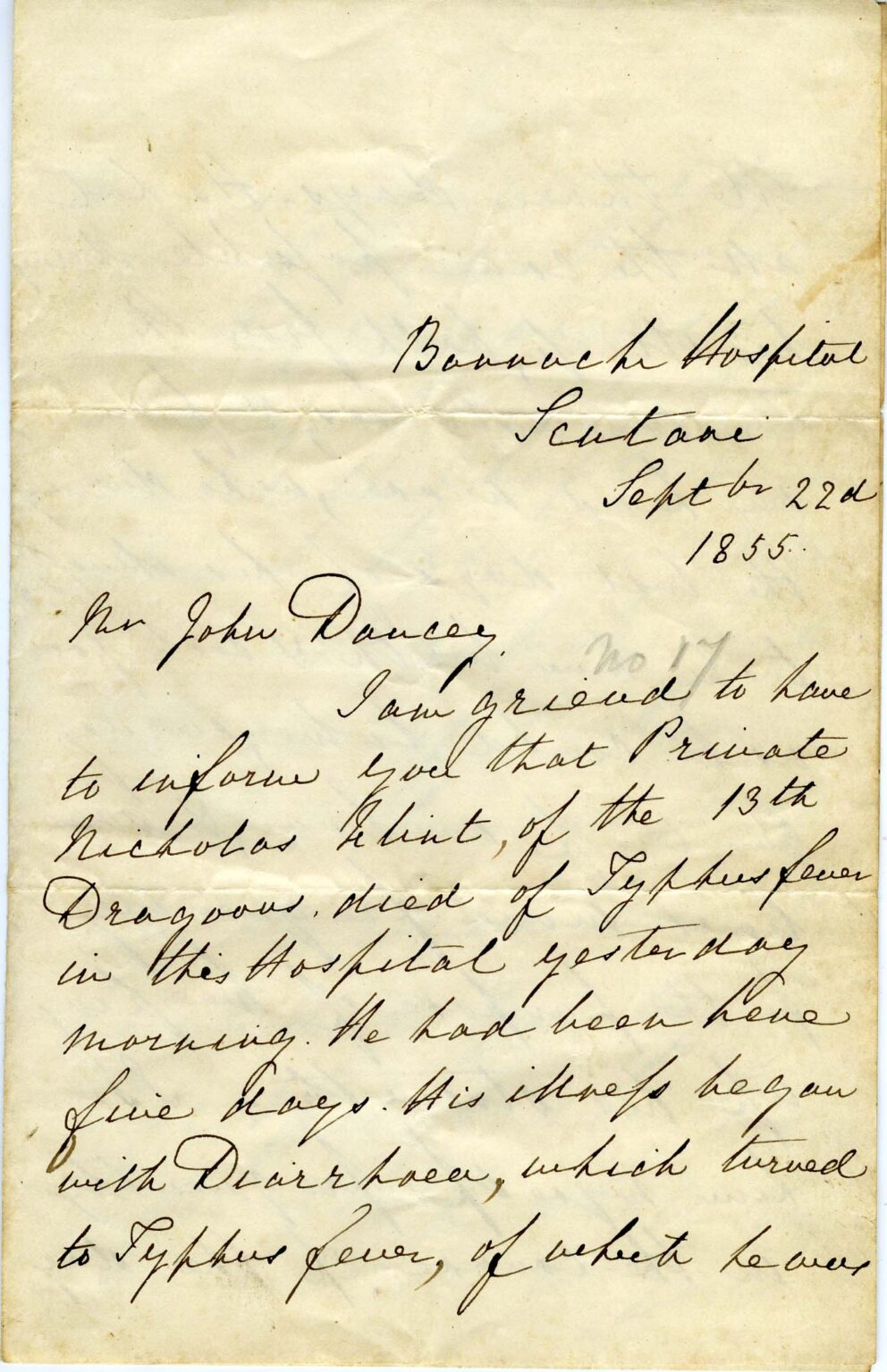 Florence Nightingale Letter | Brought to Light