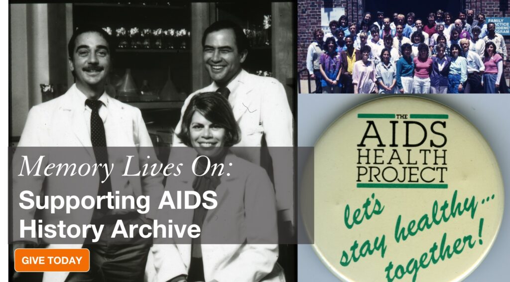 Save Our Stories: Support AIDS History Archive | Brought to Light